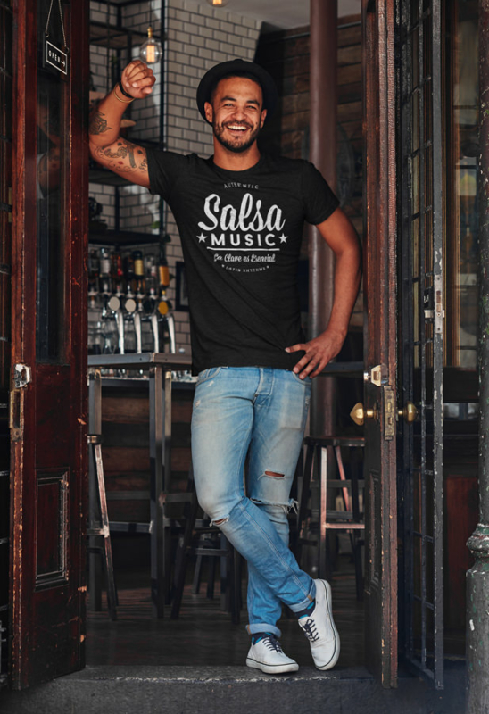 Authentic Salsa Music - Unisex T-shirt